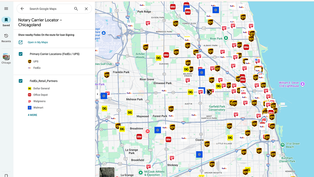 Quick fix to add pins to nearby Fedex Locations while driving - A Place ...